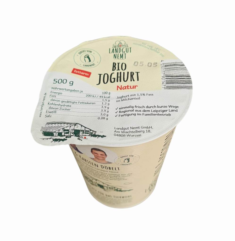 Bio-Joghurt Natur fettreduziert 500g | Landgut Nemt